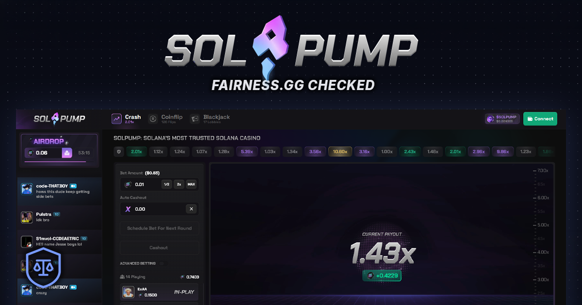 Solpump Casino Review | Decentralized Gambling on Solana